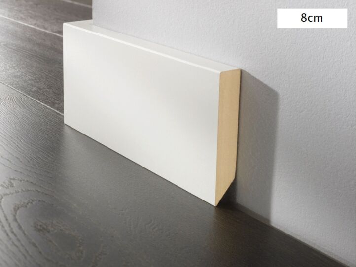 Rodapiés antihumedad en color blanco - Mundoparquet